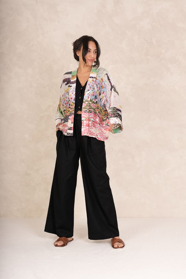 Spring White Kimono – White Lotus Living